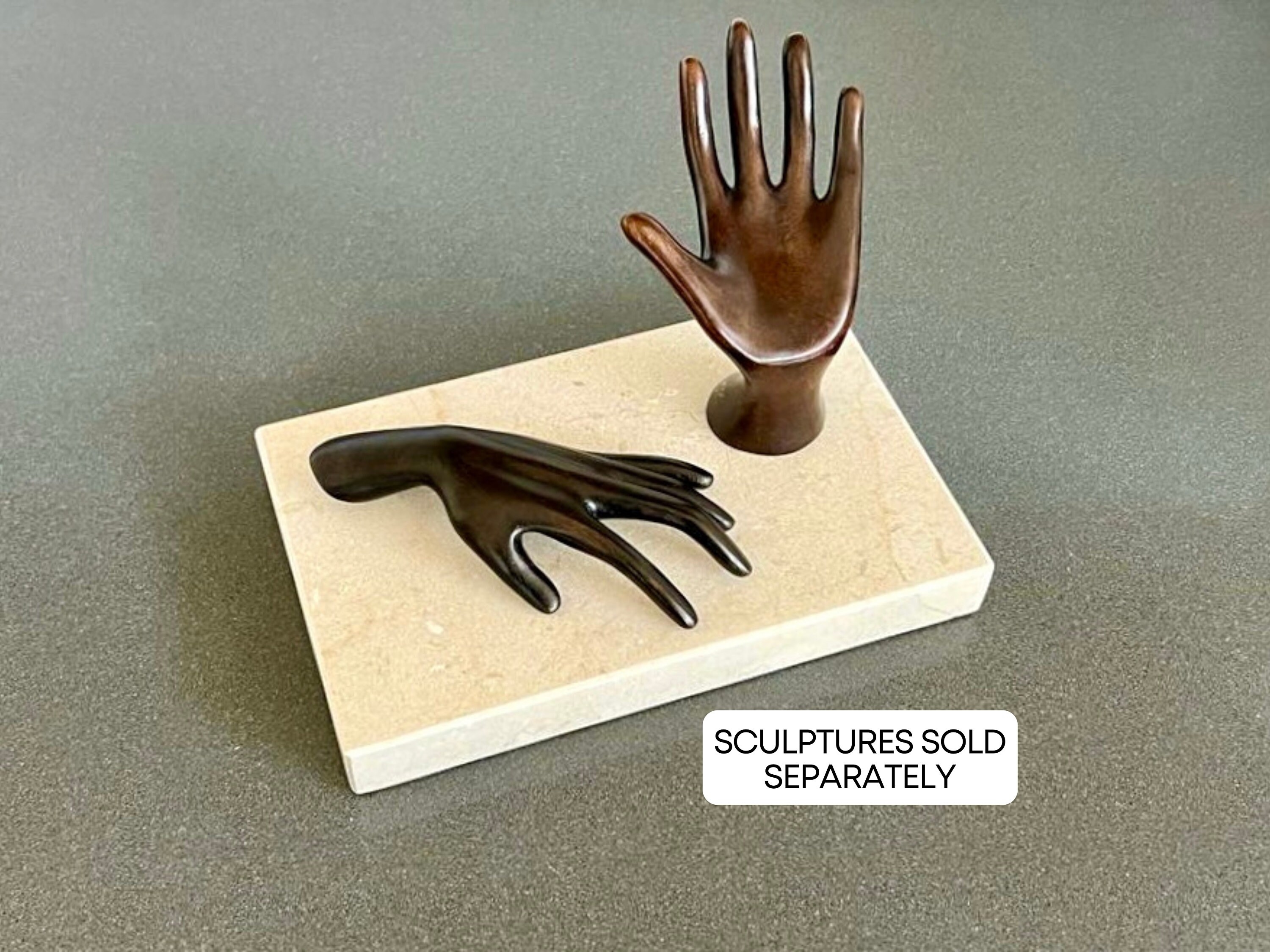 Rectangular Cream Color Marble Slab for Bronze Sculpture Marble ...