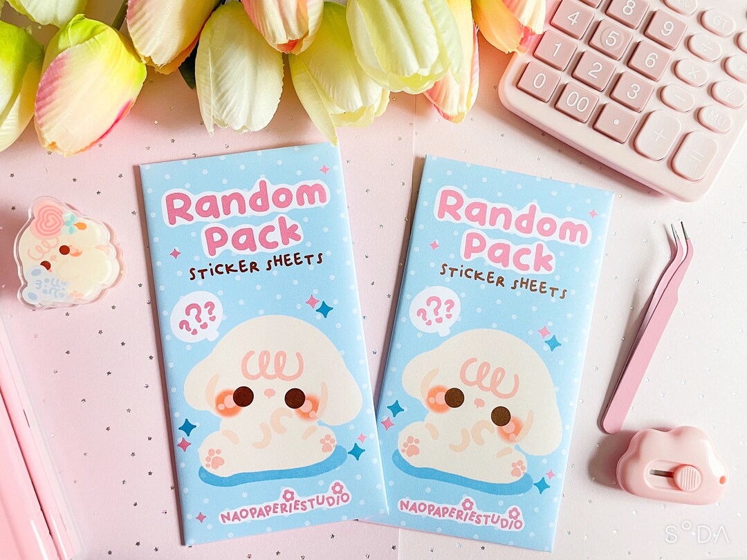 Random Sticker Pack Cute Journal and Deco Stickers - Etsy