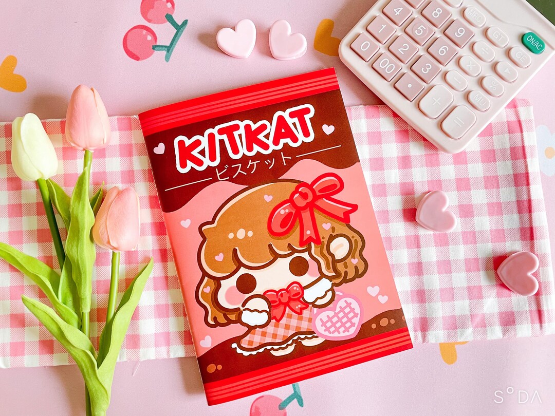 Kit Kat Theme Sticker Book With Release Paper - Etsy