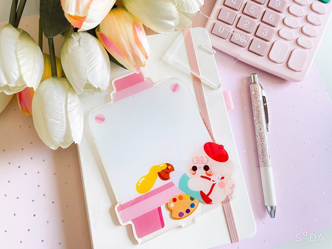 Artist Acrylic Whiteboard Display Cute Acrylic Stand Erasable ...