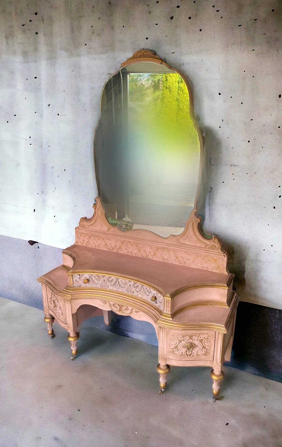 Gorgeous Dusty Pink Vanity - Etsy