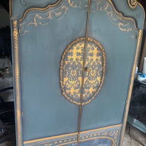 Stunning Green Armoire - Etsy