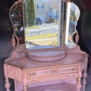 Stunning Dusty Pink Vanity/console - Etsy