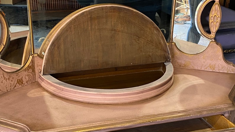 Stunning Dusty Pink Vanity/console - Etsy