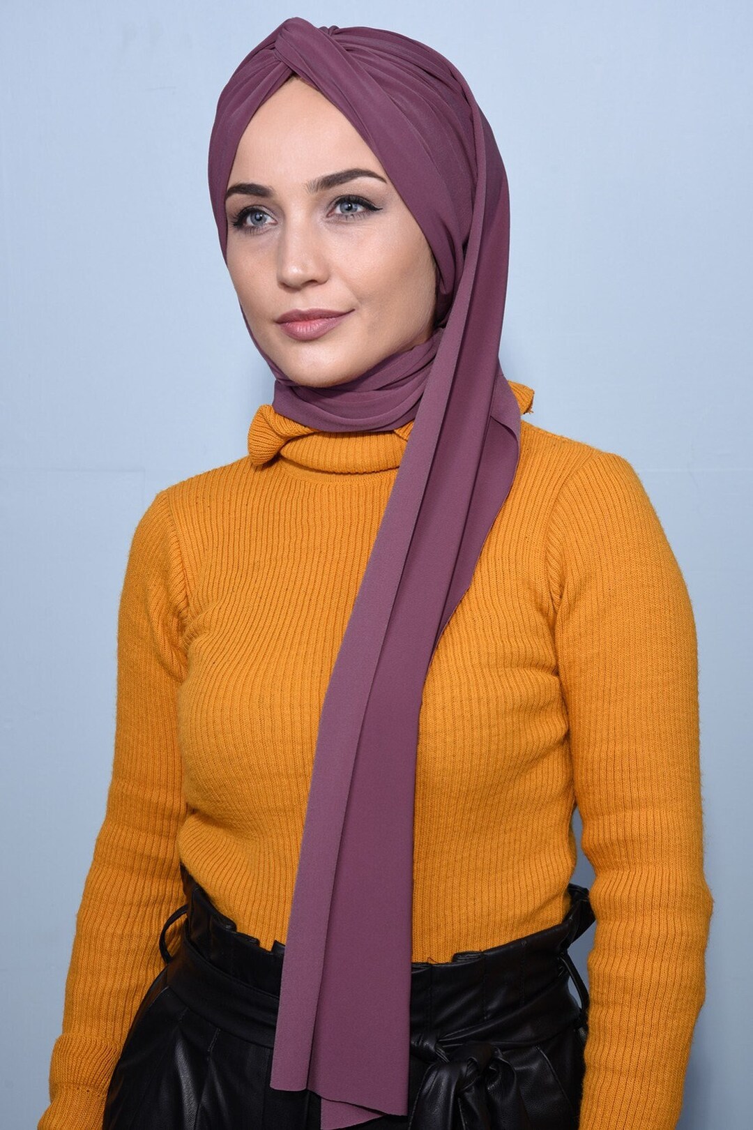 Shawl Knot Bonnet Shawls Hijab Islamic Clothing Turkish Dresses Modest ...