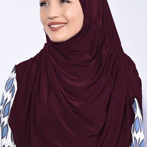 Stone Pleated Hijab Islamic Clothing Turkish Dresses Modest Fashion ...