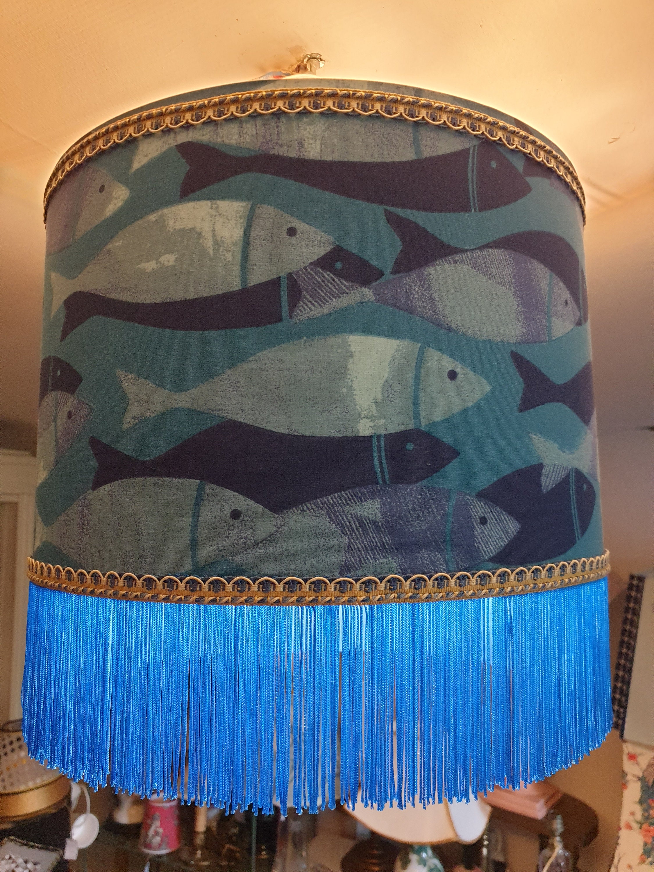 Blue Fish Suspension - Etsy