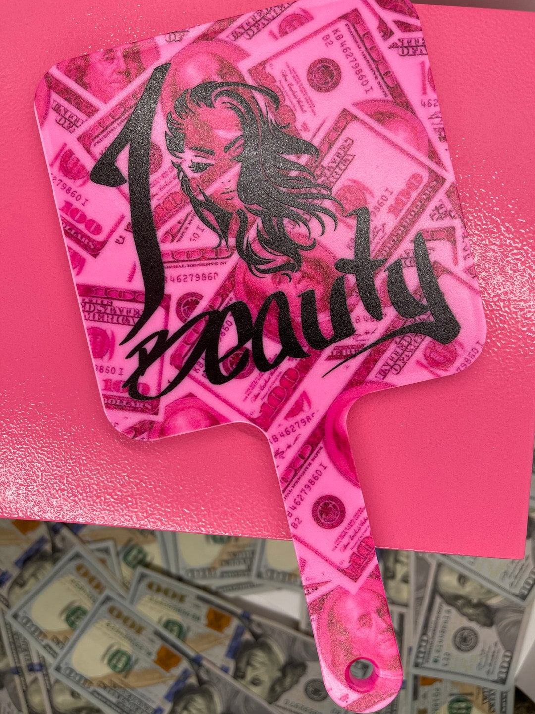 Money Print Mirror - Etsy