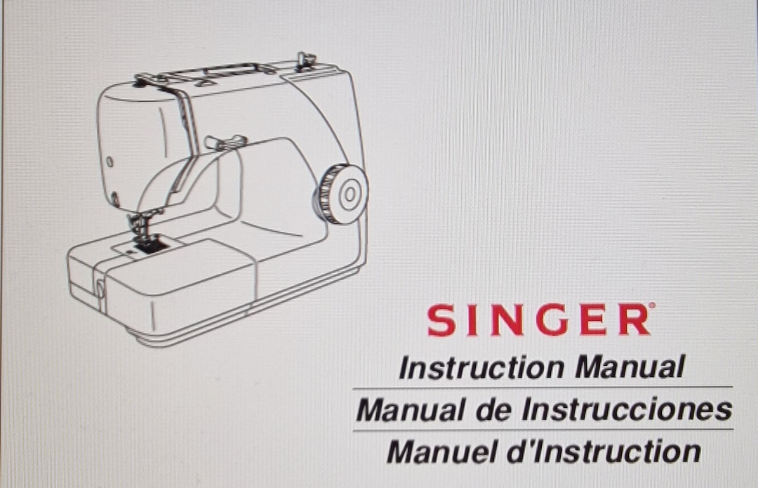 Manuel de machine à coudre Singer 1507 et 1507WC - Etsy France