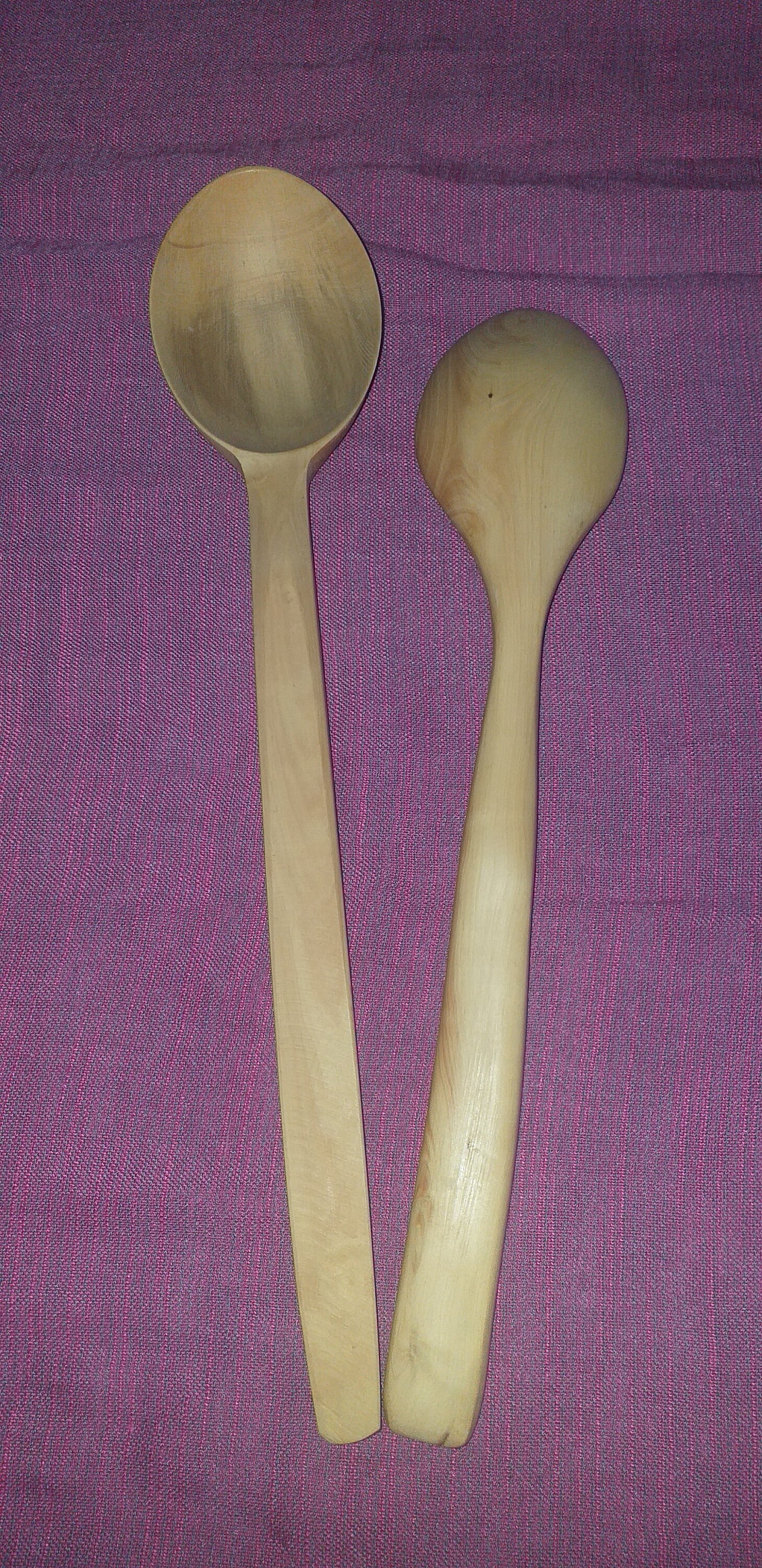 Hand-carved Boxwood Spoon. / Wooden Tablespoon 15 32cm 6 12 Inches ...