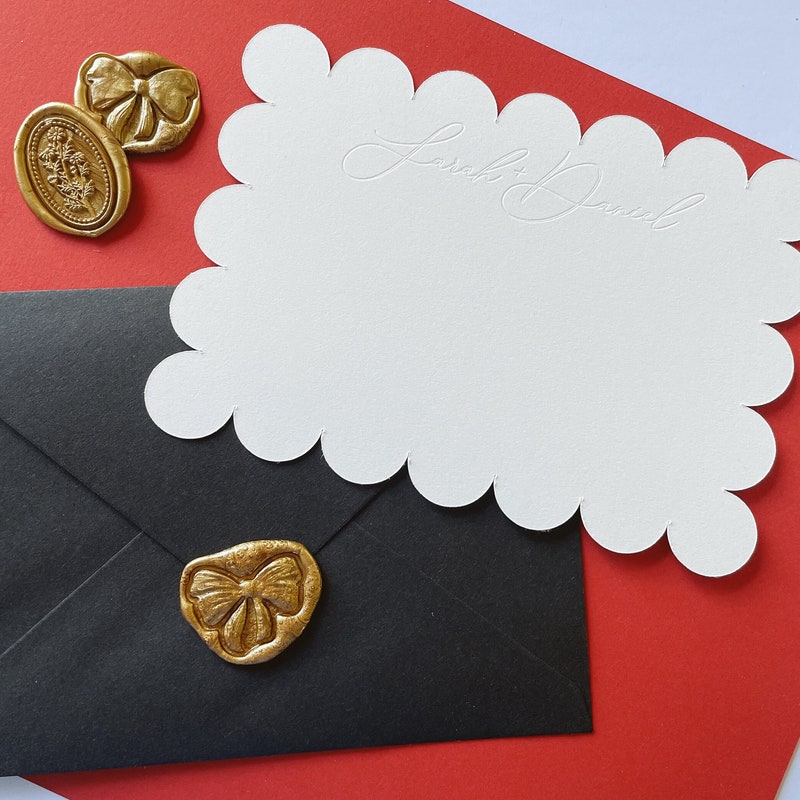 Embossed Cards - Etsy