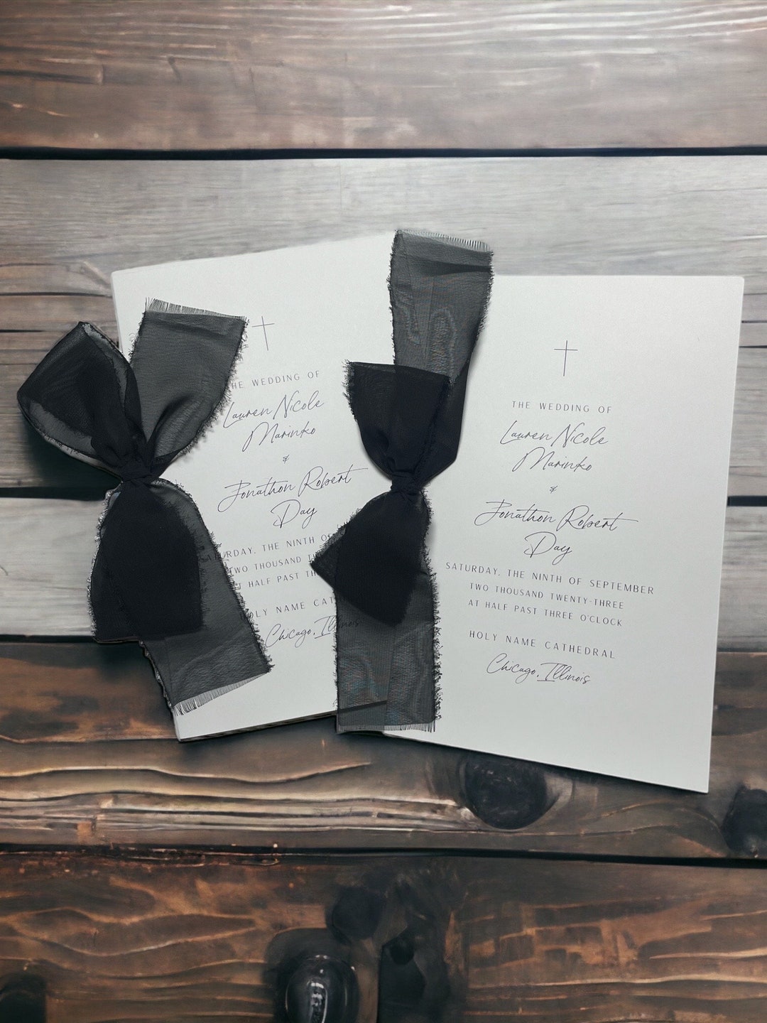 Church Wedding Program Catholic Wedding Program Booklets Catholic ...