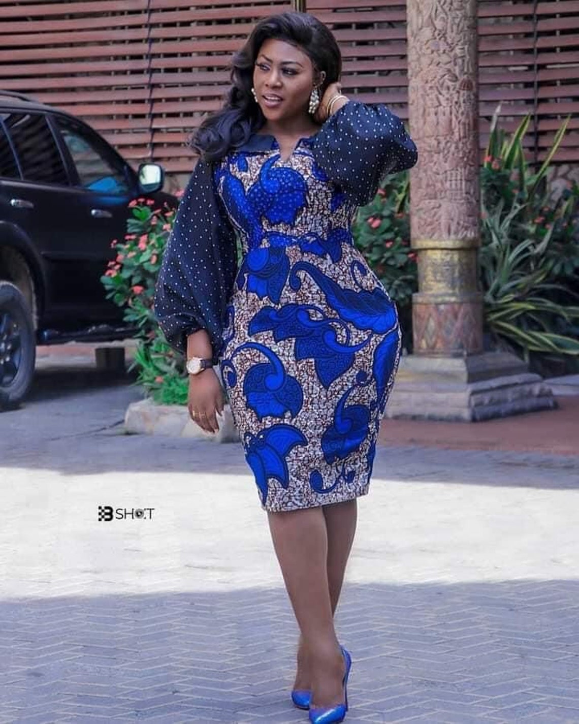 African Print Dress,official Dress,traditional Wears,african Fit and ...