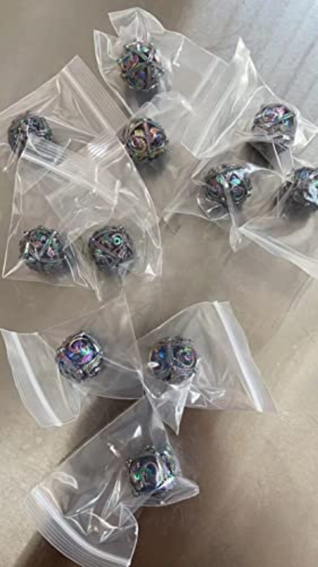 Rainbow Orb Pieces Custom Set 2xd4, 4xd6, 1xd8 - Etsy