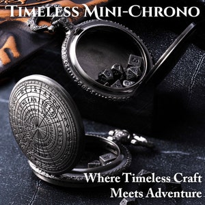 Magic Minichrono' Micro Metal Dice Set for DND: Mini Dice in a Dragon ...