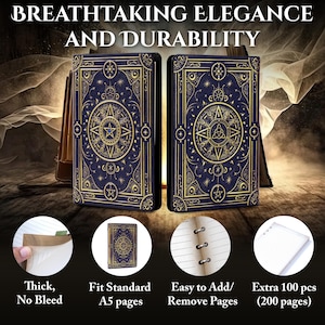 Storyforge Magic Refillable Notebook Journal Binder for DND - 400 A5 ...