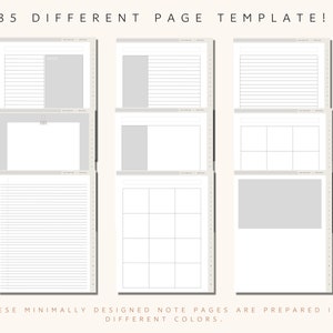 Digital Hyperlinked Notebook, Notebook With Tabs for Goodnotes and ...