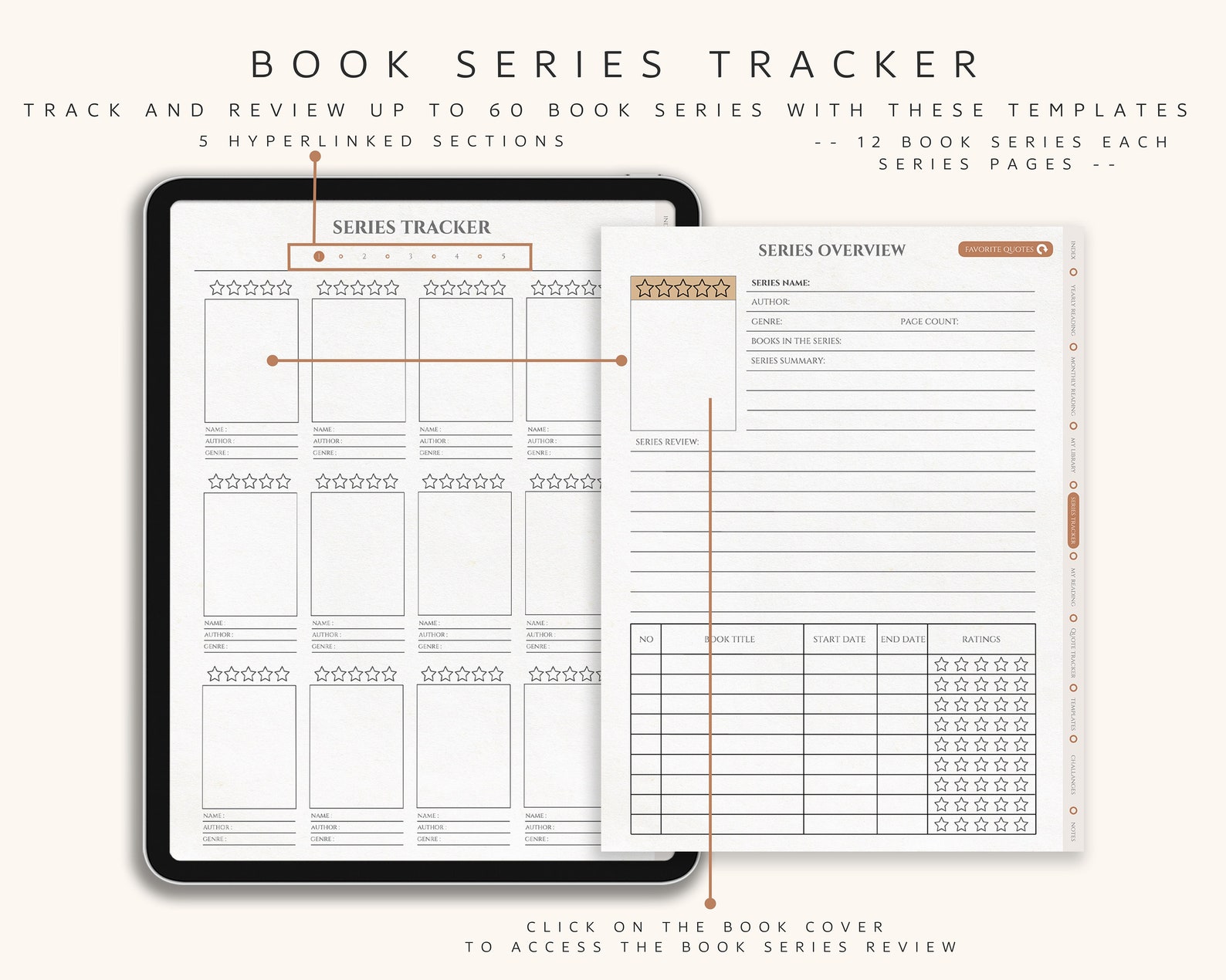 Digital Reading Journal Reading Tracker Reading Journal - Etsy