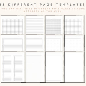 Digital Hyperlinked Notebook, Notebook With Tabs for Goodnotes and ...