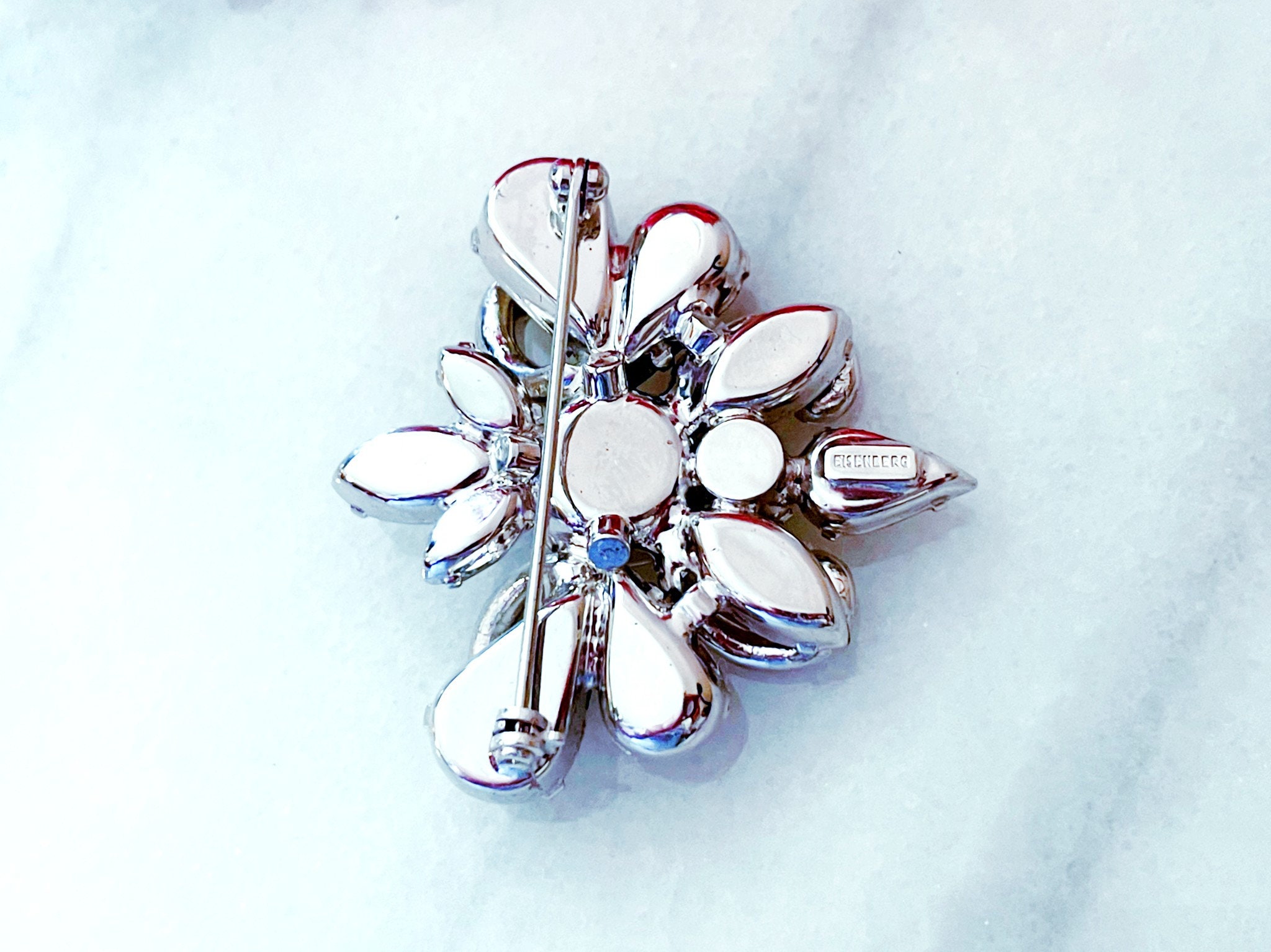 Rare Vintage Eisenberg Crest Brooch Pin - Etsy