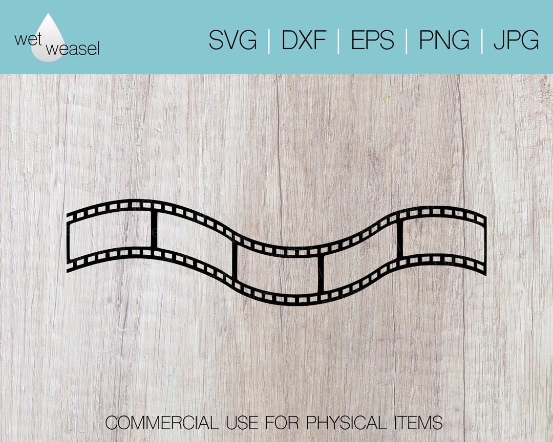 Film Strip Digital File - Svg, Png, Dxf, Eps, Jpg, Cricut - Etsy