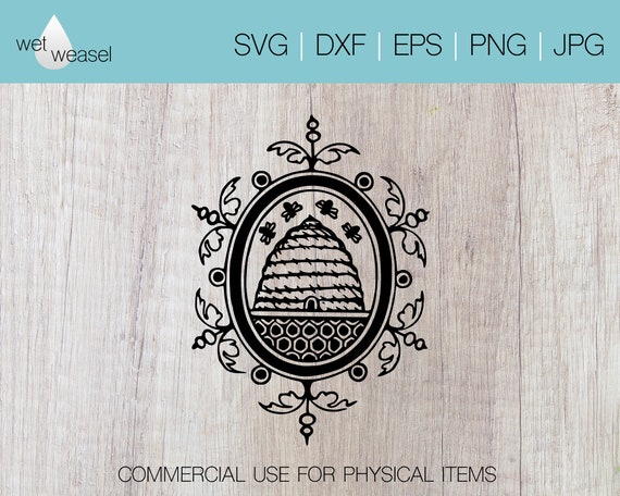 Stylized Beehive Digital File Svg Png Dxf Eps Jpg | Etsy