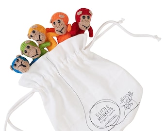 Five Little Monkeys Finger Puppets, Nursery Rhymes Finger Puppets ...