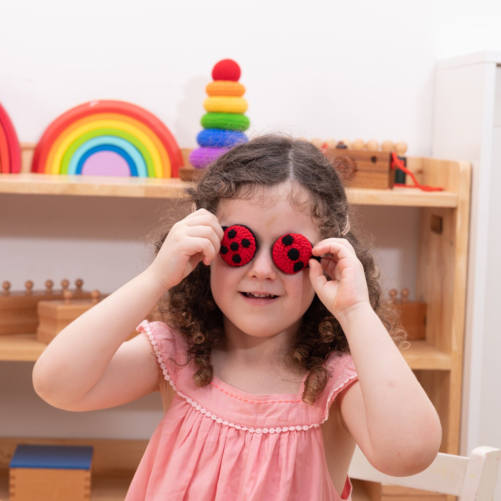 Ladybug Crochet Toy Ladybird Toy Educational Learning Toy - Etsy