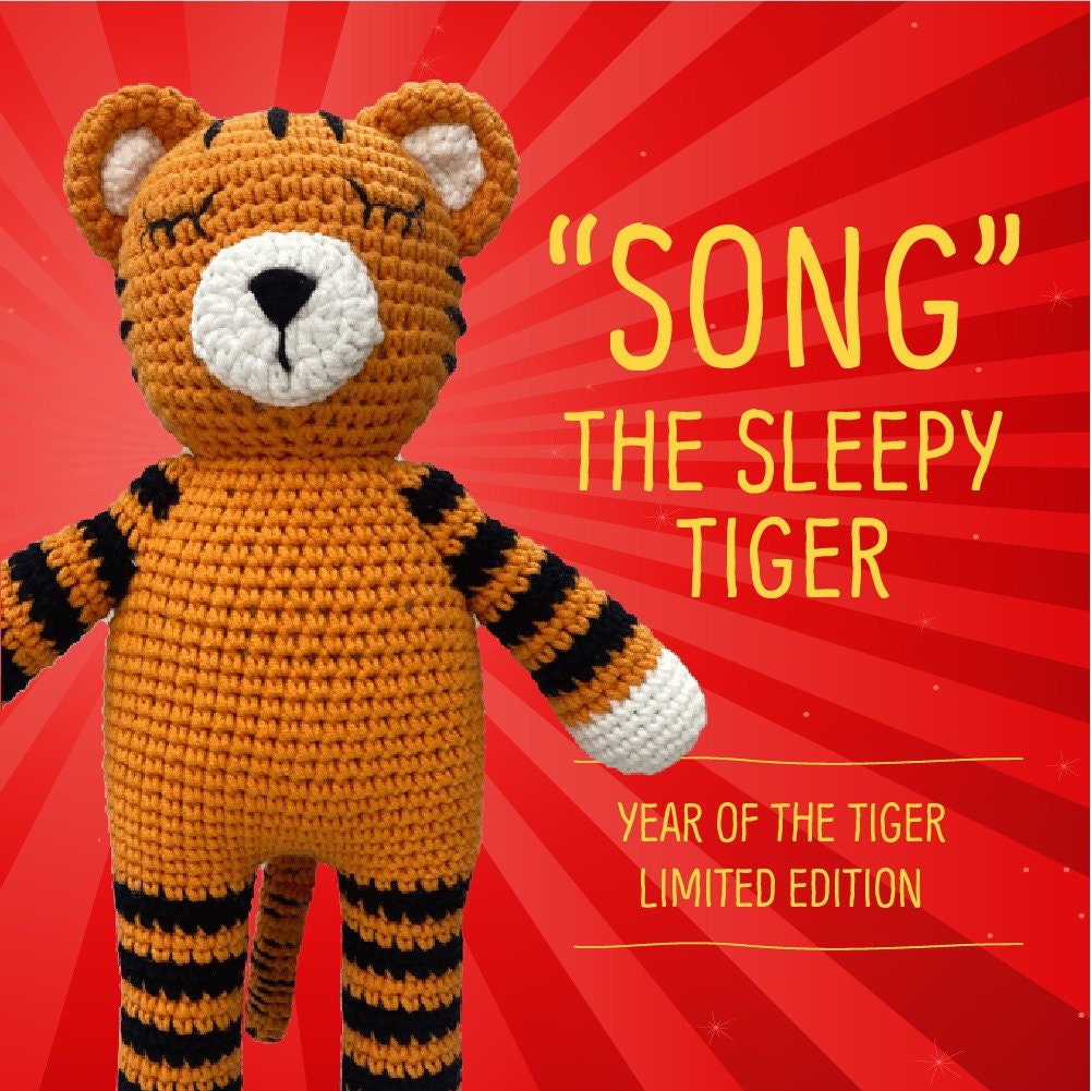 Gifts for Boys, Tiger Toy, Crochet Tiger Toy, Chinese New Year Tiger ...