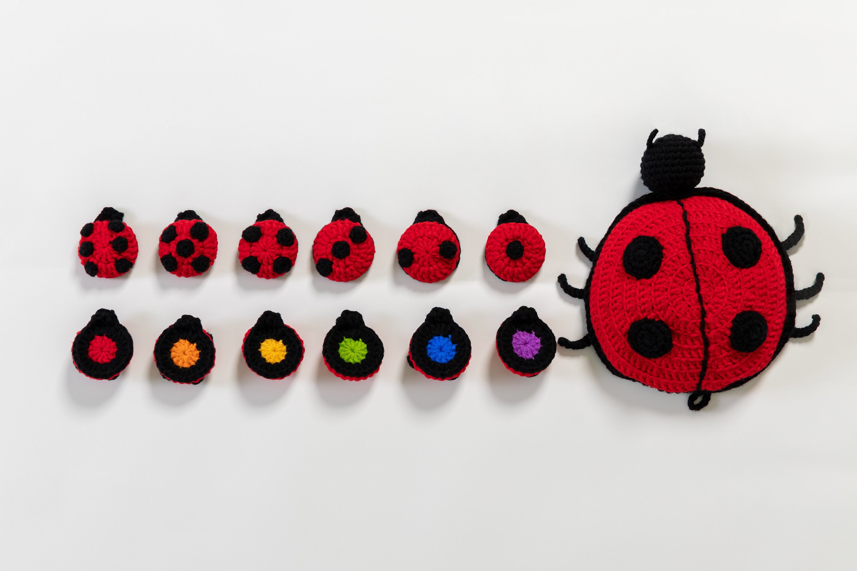 Ladybug Crochet Toy Ladybird Toy Educational Learning Toy - Etsy
