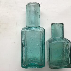 Victorian Ink Jars 1890s Glass Inkwell Antique Writing Pen Pot Vintage ...