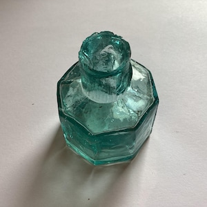 Victorian Ink Jars | 1890’s | Glass Inkwell | Antique Writing Pen Pot ...