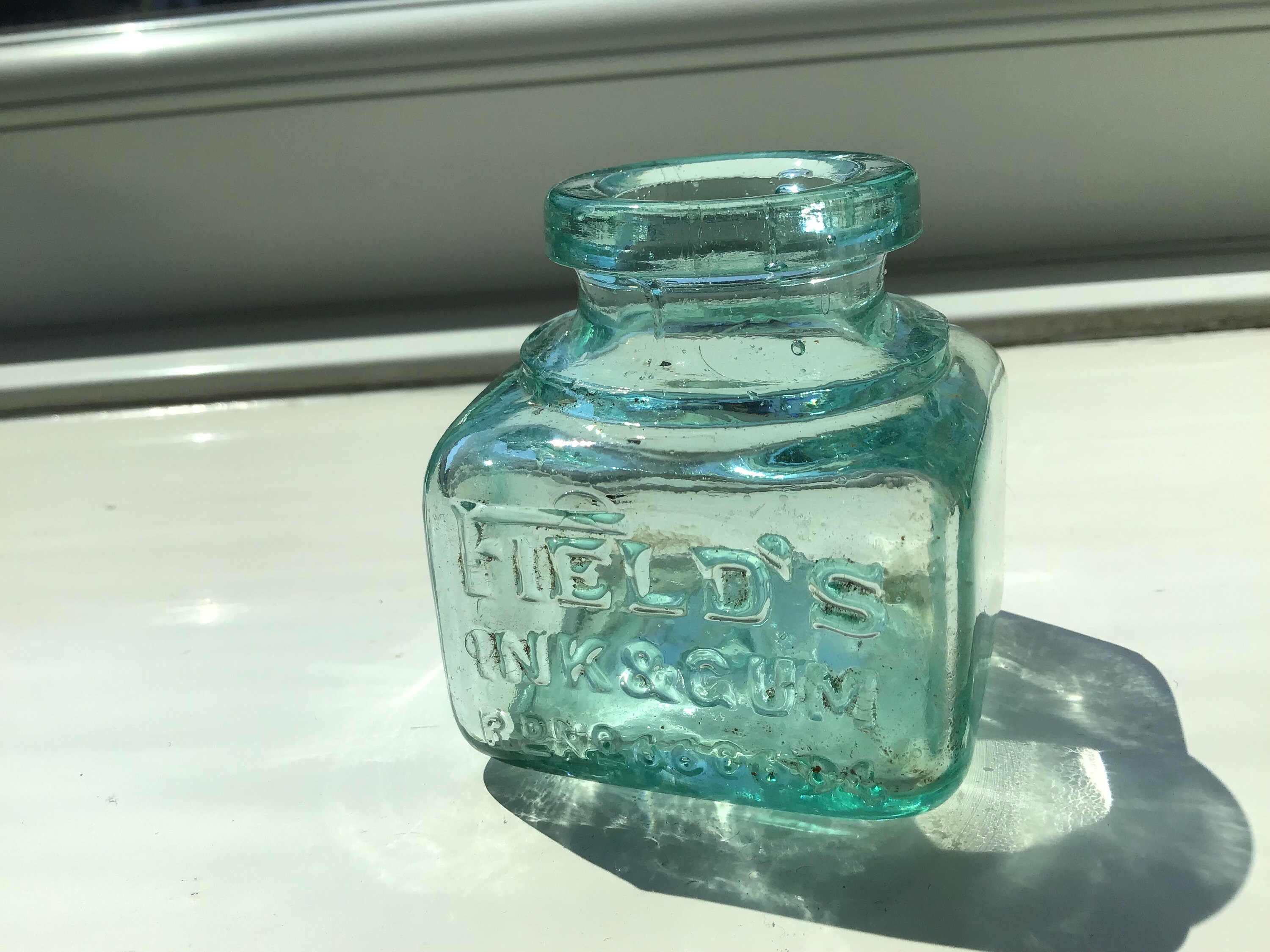 Victorian Ink Jars 1890s Glass Inkwell Antique Writing Pen Pot Vintage ...