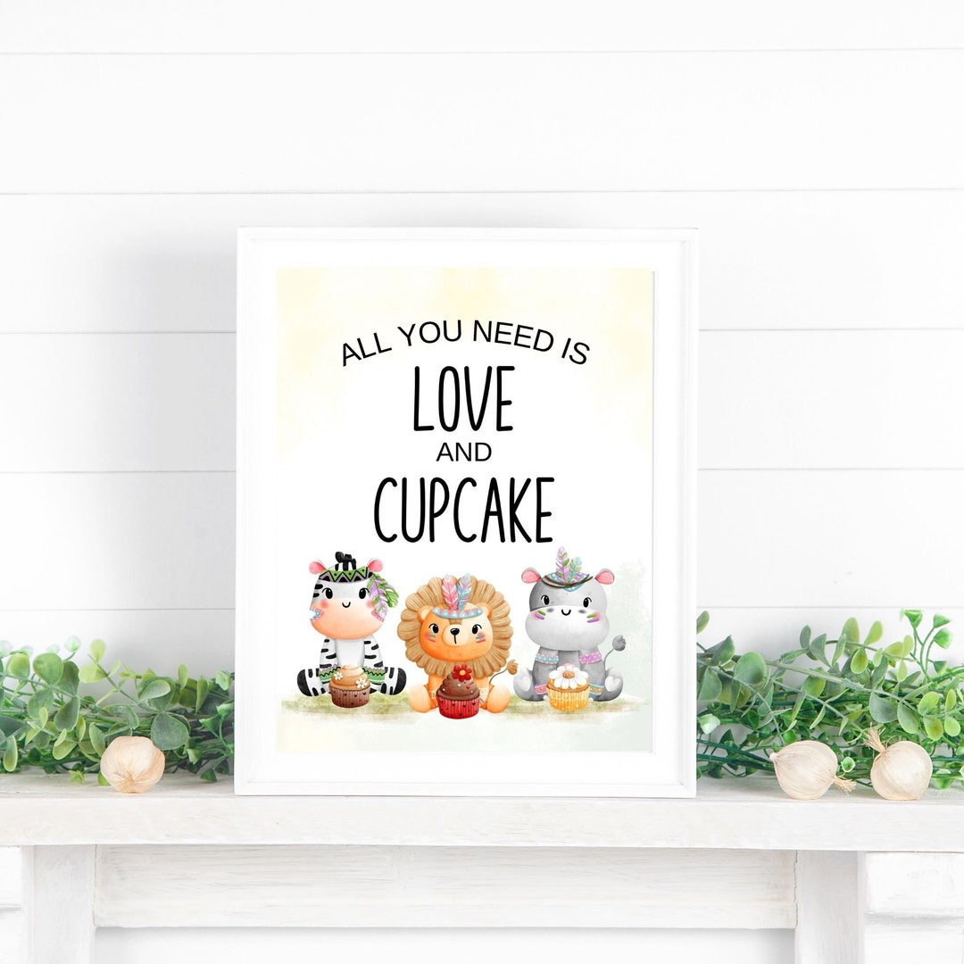 Tribe Animals Baby Shower Sign, Neutral Baby Shower, Jungle Animals ...