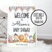 EDITABLE Welcome Sign, Tribe Animals Baby Shower Sign, Printable Sign ...