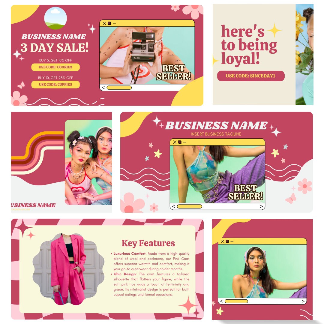 Customizable Etsy Shop Banner Templates Chic Style Etsy - Etsy Customizable Etsy Shop Banner Templates Chic Style Etsy - Etsy