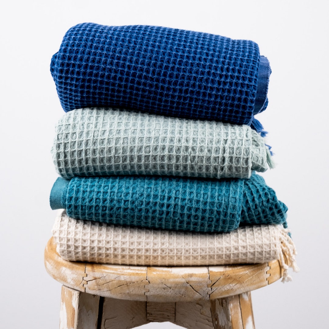 Waffle Towel for Bath Spa Beach Gym 35"x67"oversized Towel Turkish ...