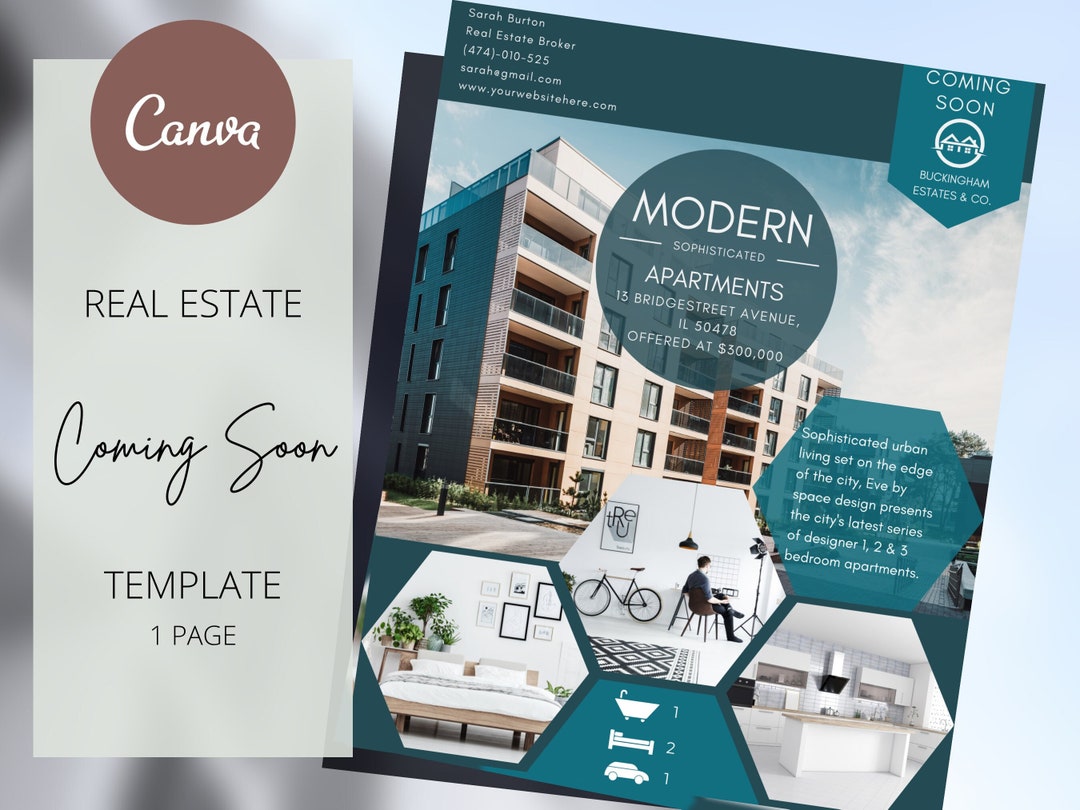 Real Estate Flyer Template | Real Estate Marketing | Coming Soon Flyer ...