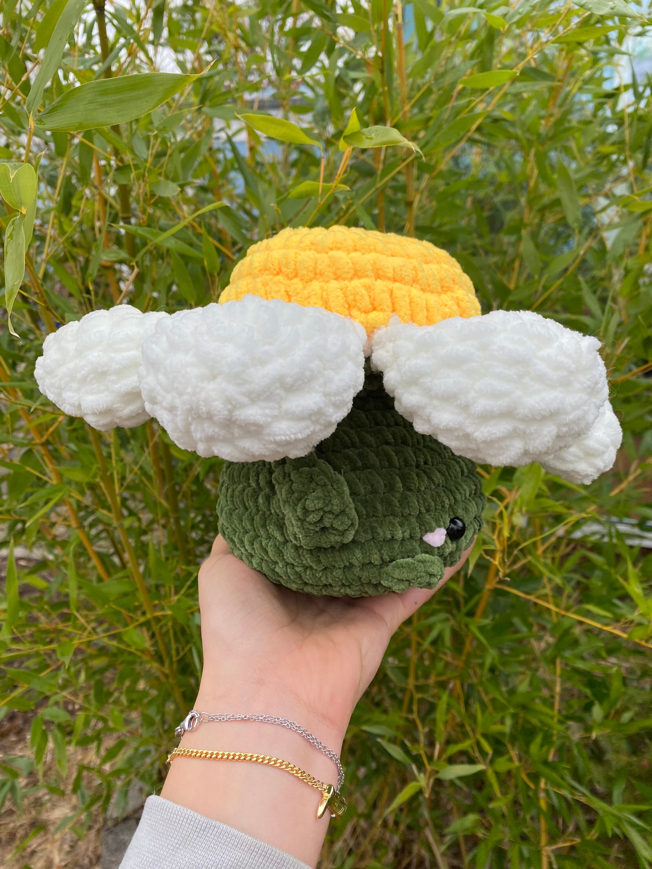 Spring Daisy Crochet Plushie Amigurumi - Etsy