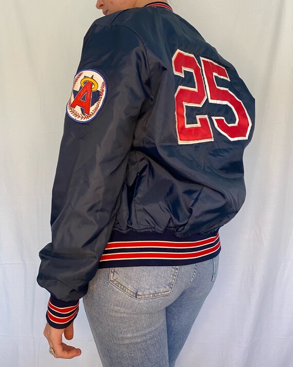 Vintage Bomber Jacket Angels Ft Worth - Gem