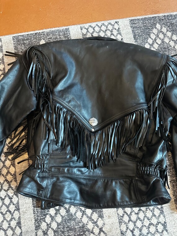 90s Vintage Harley Davidson Fringe Jacket - Gem