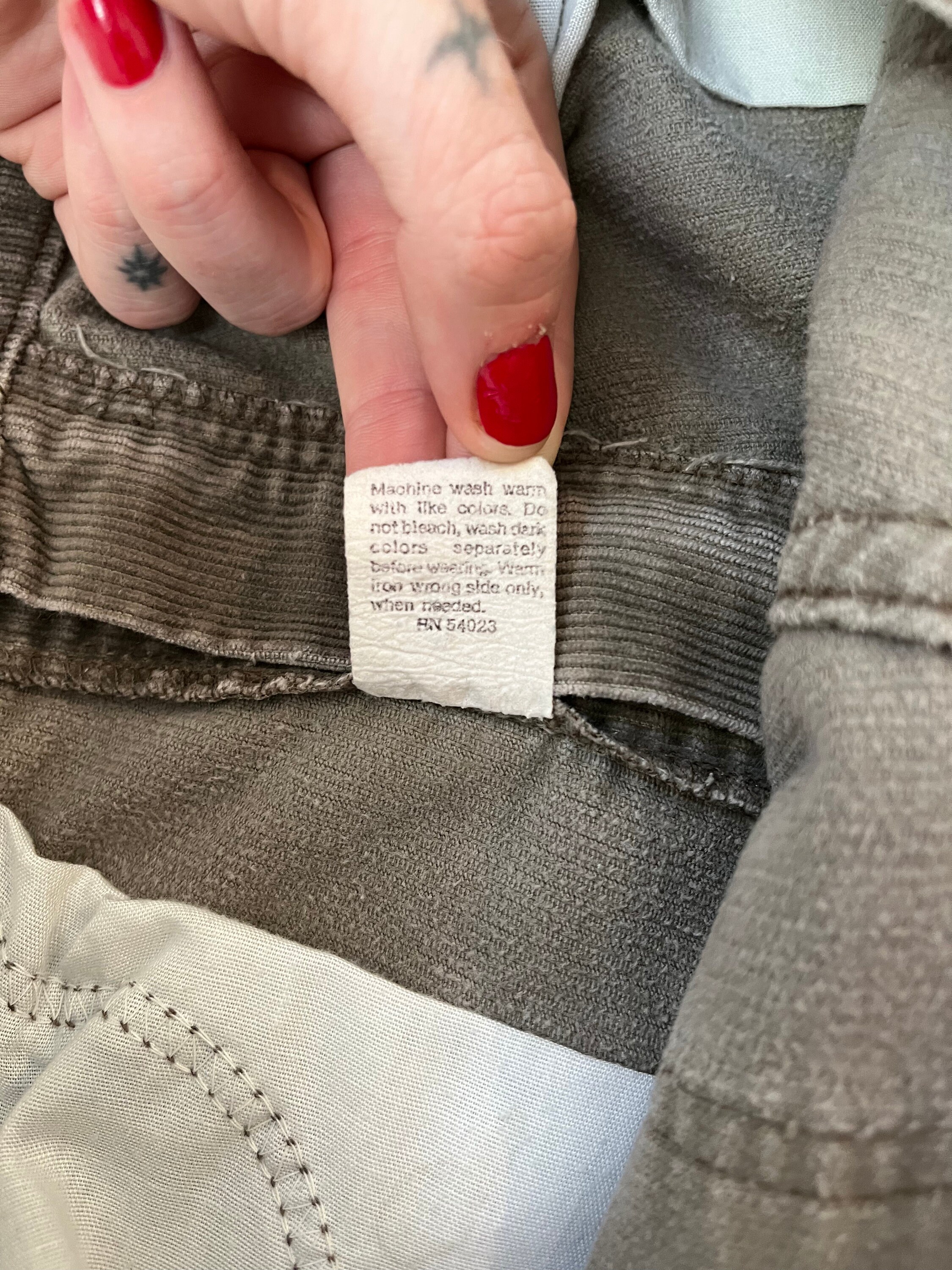 Vintage 1970s/80s Gap Corduroy Trousers Gray/brown 32x32 - Etsy