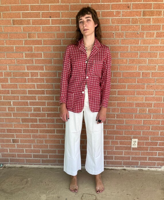 Vintage 1970s handmade plaid - Gem