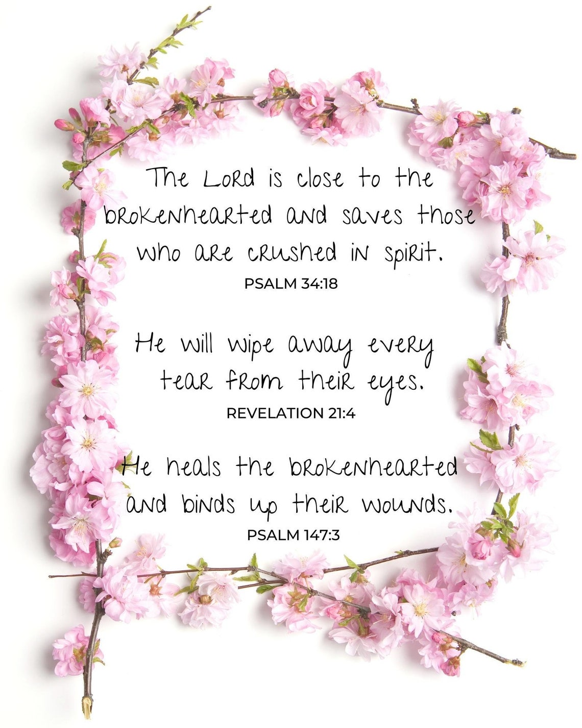 Comfort Verses for Loss, Sympathy Gift Child Loss, Bible Verse Baby ...