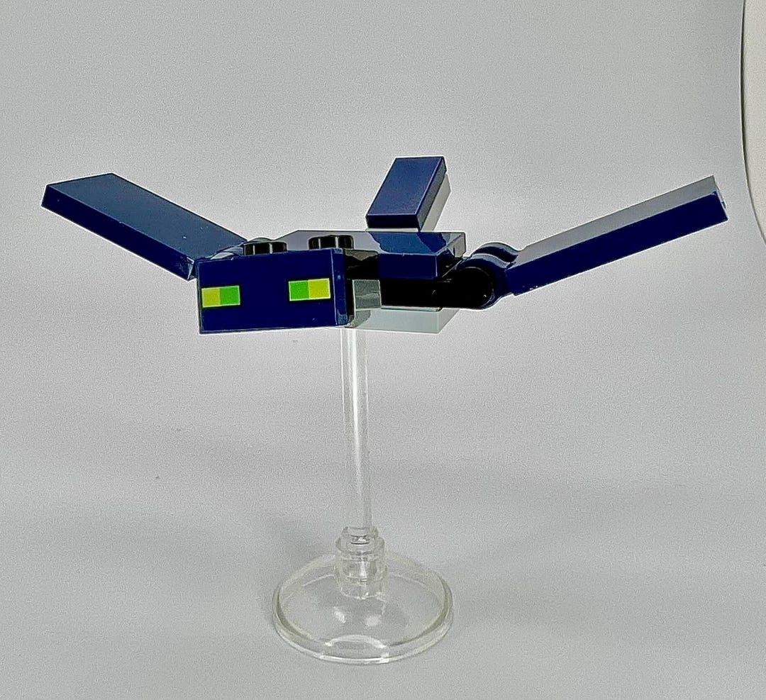 Phantom LEGO® Minecraft Brick-built Monster. - Etsy