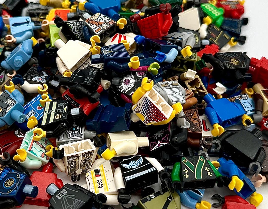 10 Pack Assorted LEGO ® Minifigure Torso / Upper Body / Chest. - Etsy