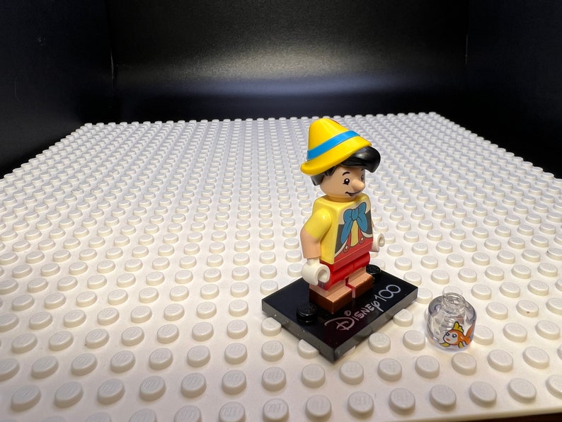 Pinocchio LEGO® Collectable Minifigure Disney 100 71038. - Etsy