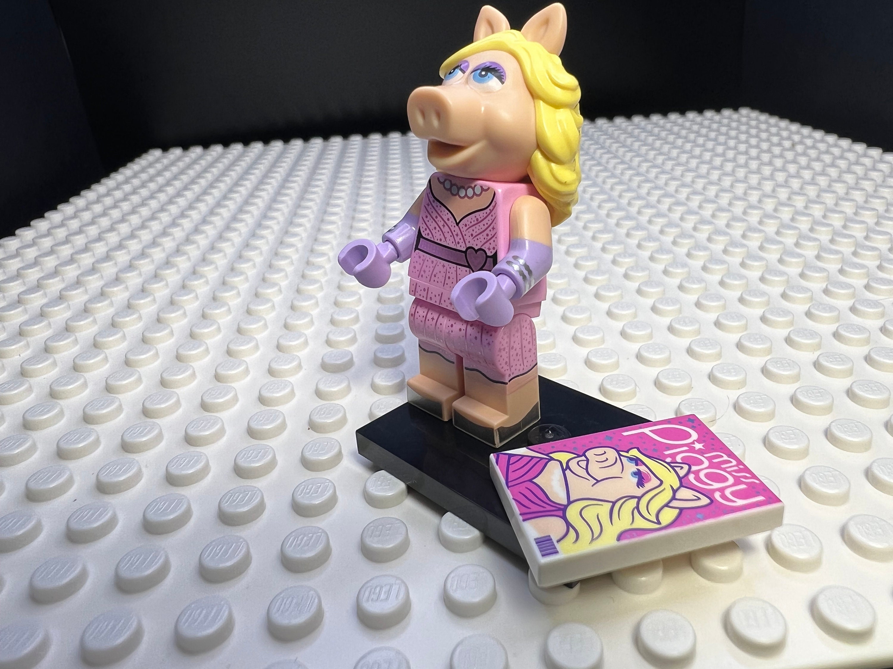 Miss Piggy LEGO® Muppet Collectable Minifigure 71033. - Etsy