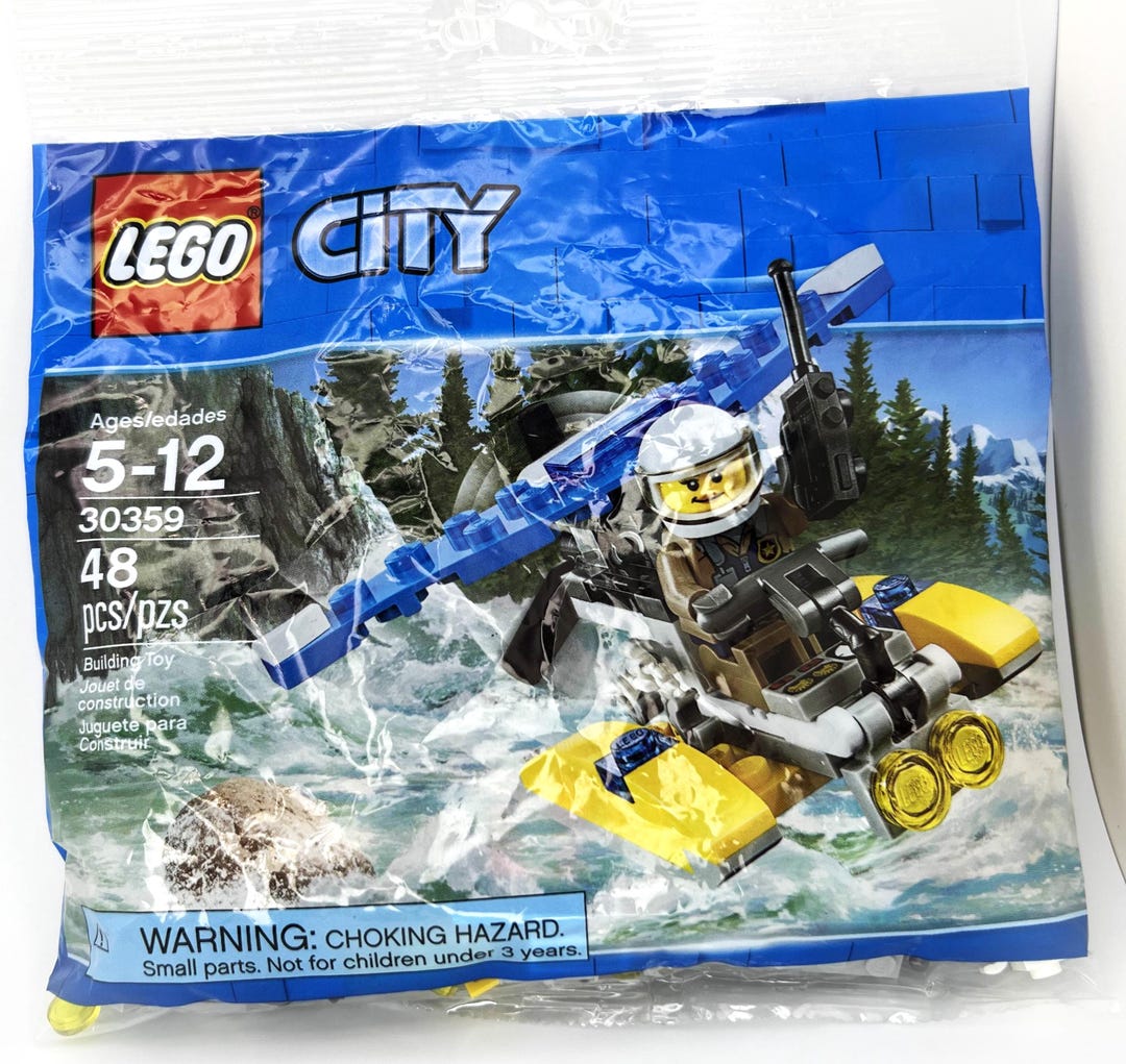 Lego City Police Water Plane Set 30359 - Brand New & Sealed Polybag - Etsy