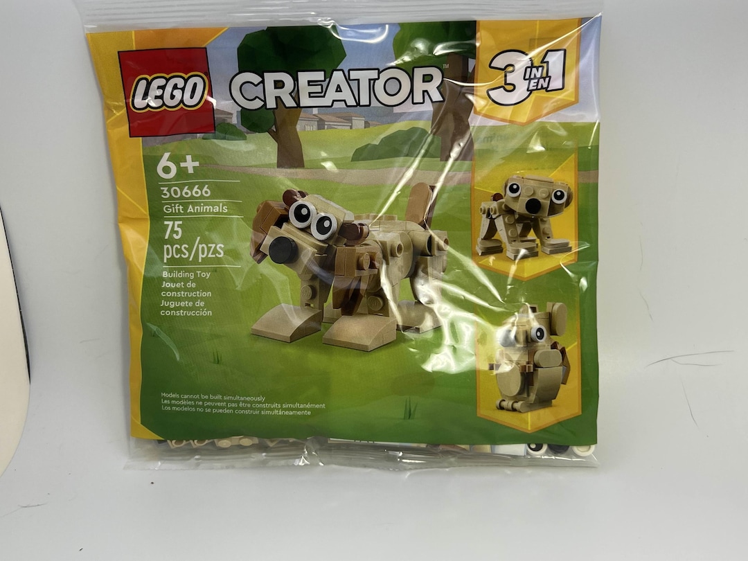 Gift Animals LEGO® Creator Dog, Bear, or Squirrel 3in1 Set 30666 – New ...